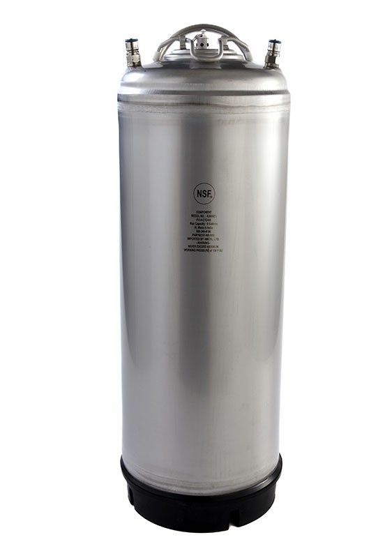 New 5 Gallon AMCYL Ball Lock Keg w/ Single Metal Handle