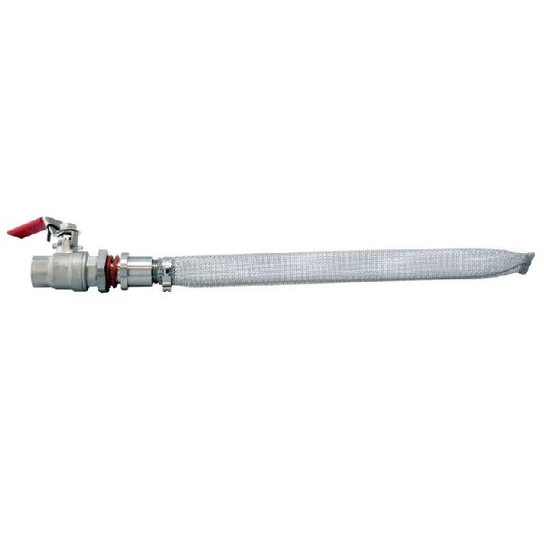 Bazooka Screen w/ 1/2" Ball Valve and Bulkhead