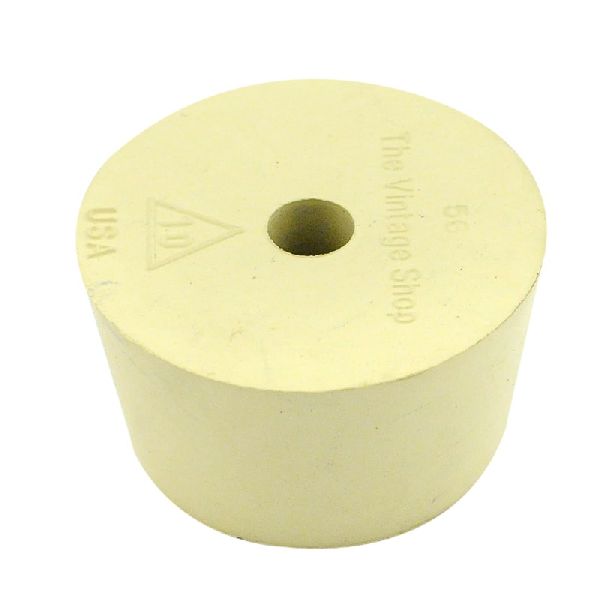 Drilled Rubber Stopper #10 ½